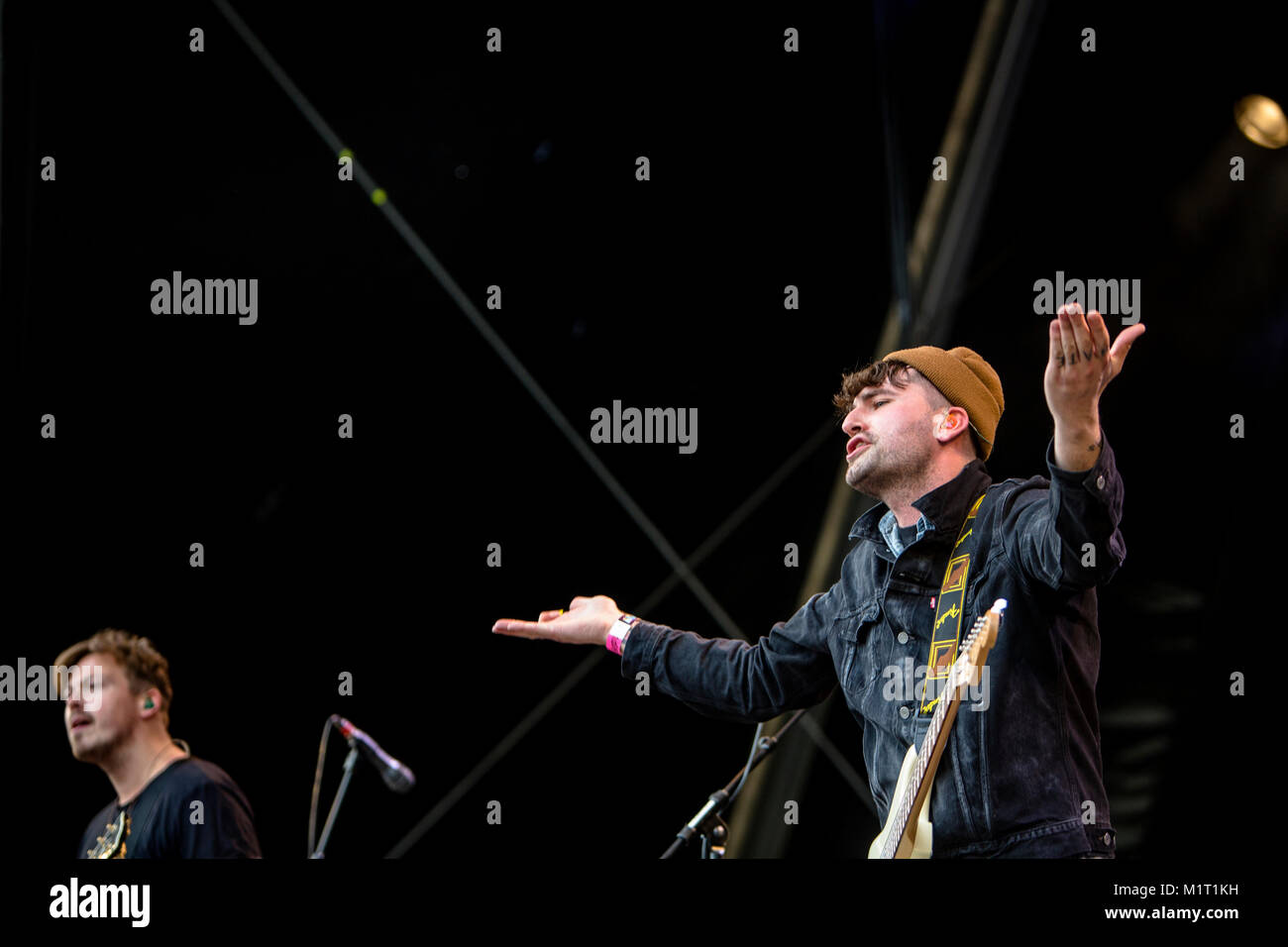 The English rock band Lower Than Atlantis performs a live concert at ...