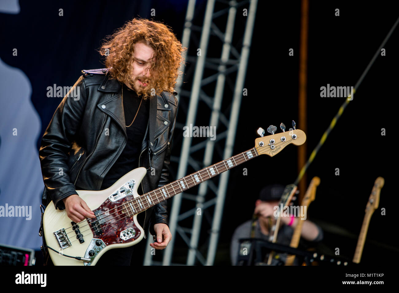 The English rock band Lower Than Atlantis performs a live concert at the Norwegian music ...