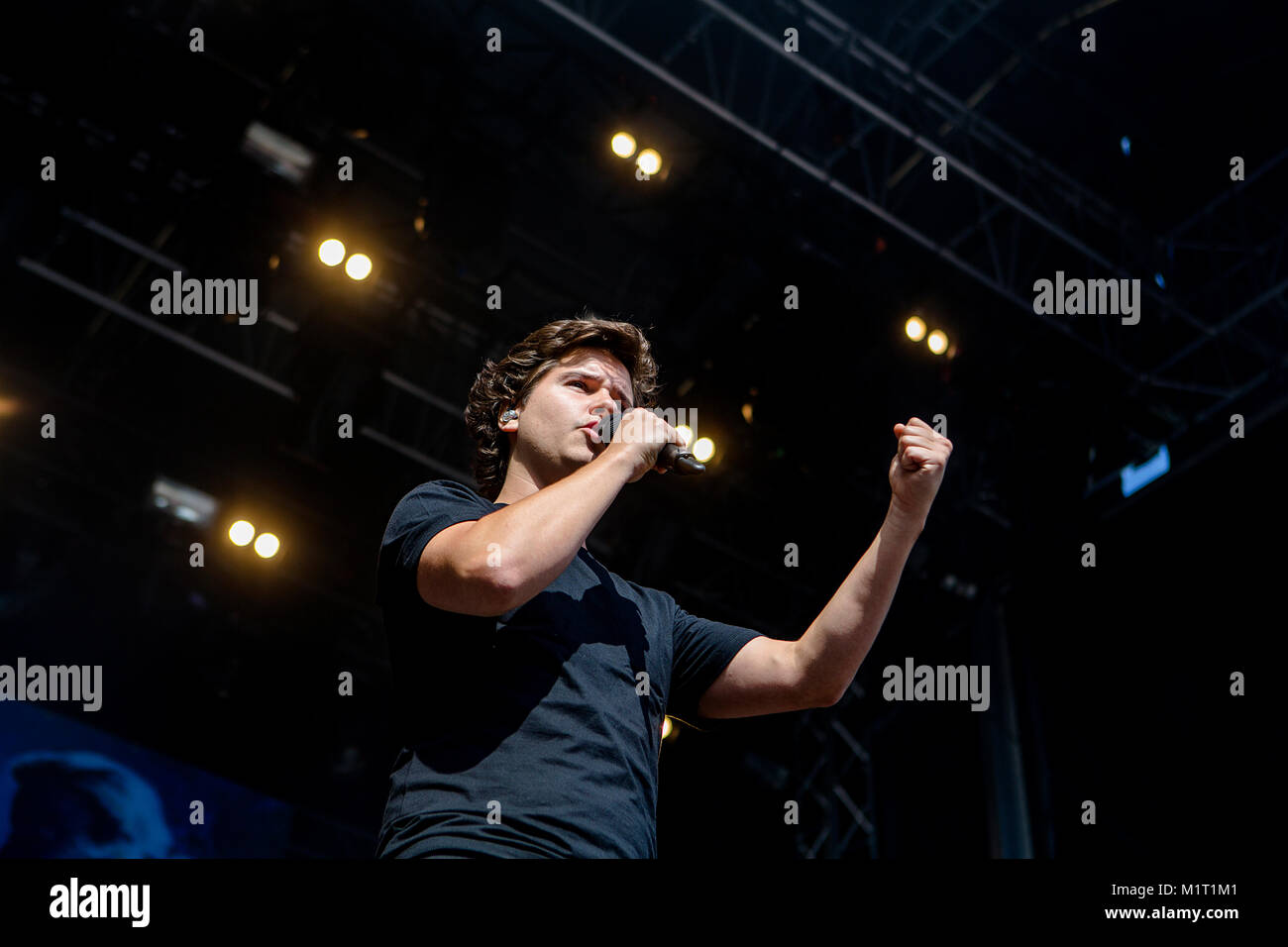 The Danish band Lukas Graham performs a live concert at the Norwegian ...