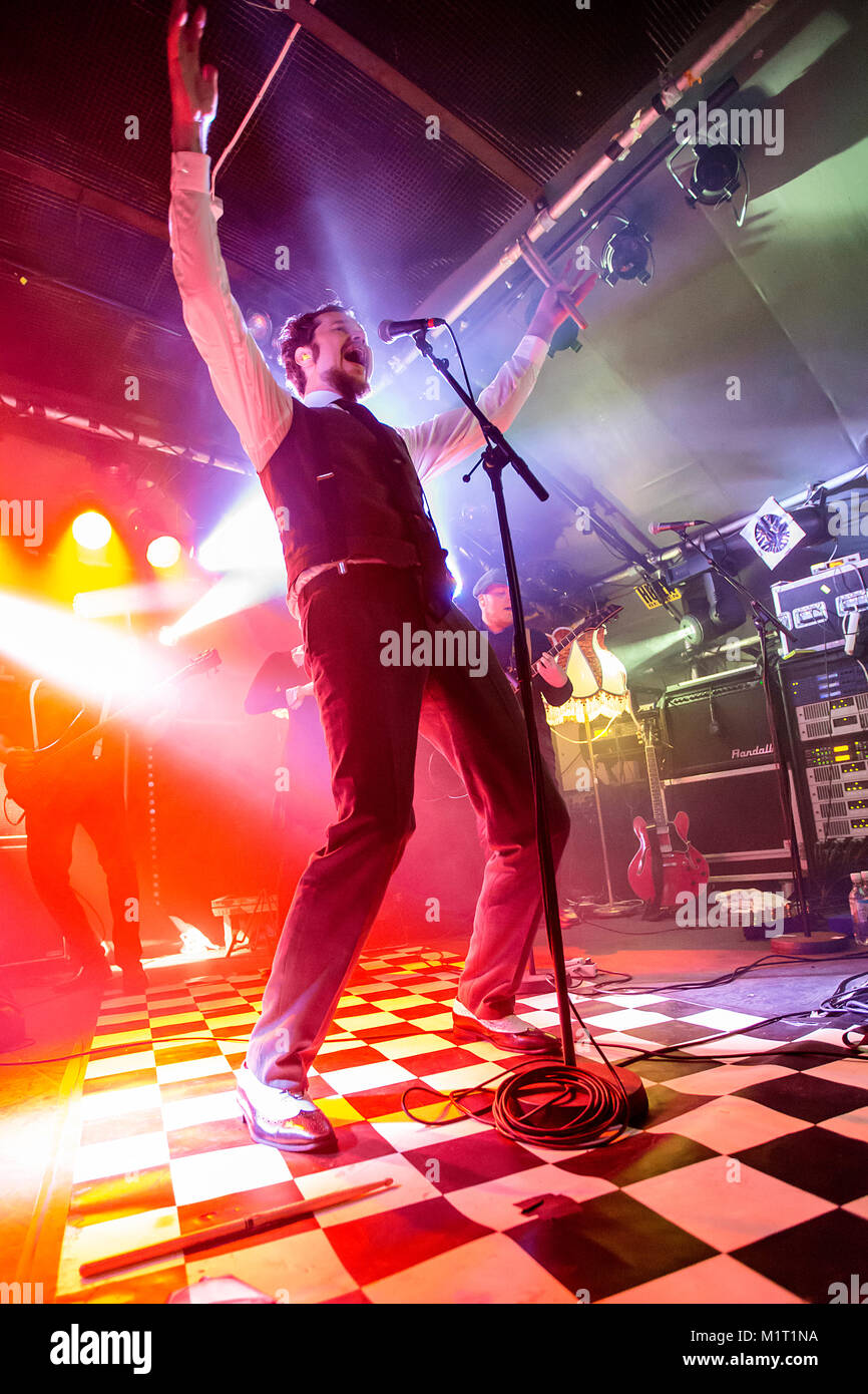 The Norwegian progressive rock band Major Parkinson performs a live ...