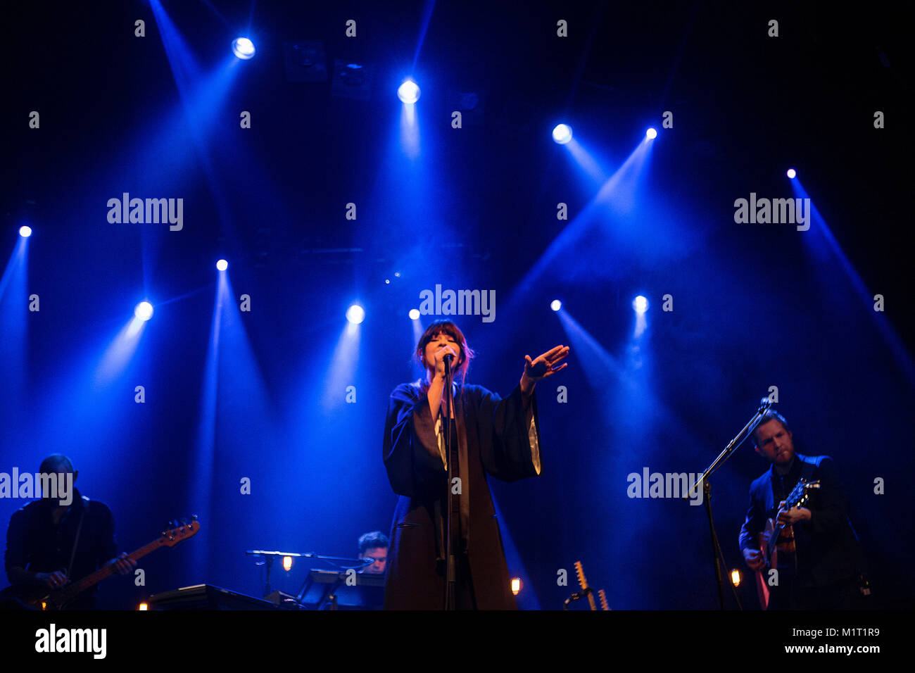 The Norwegian singer, songwriter and musician Maria Mena performs a ...