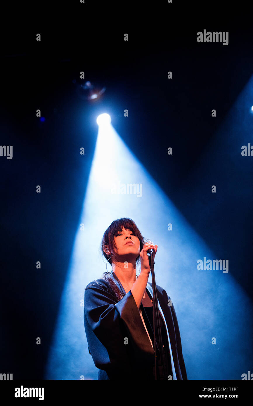 The Norwegian singer, songwriter and musician Maria Mena performs a ...