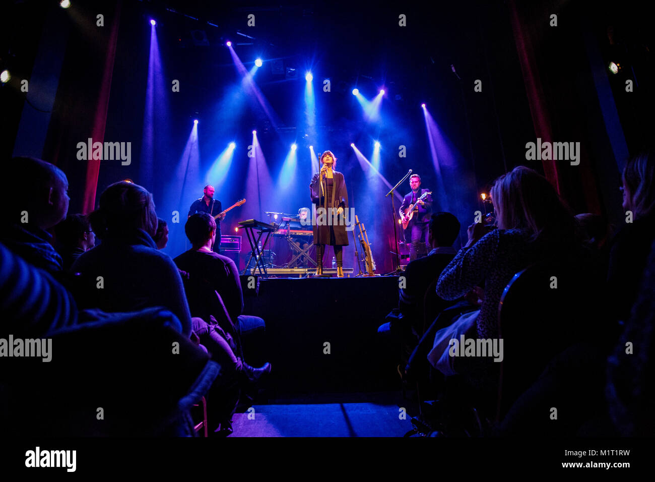 The Norwegian singer, songwriter and musician Maria Mena performs a ...