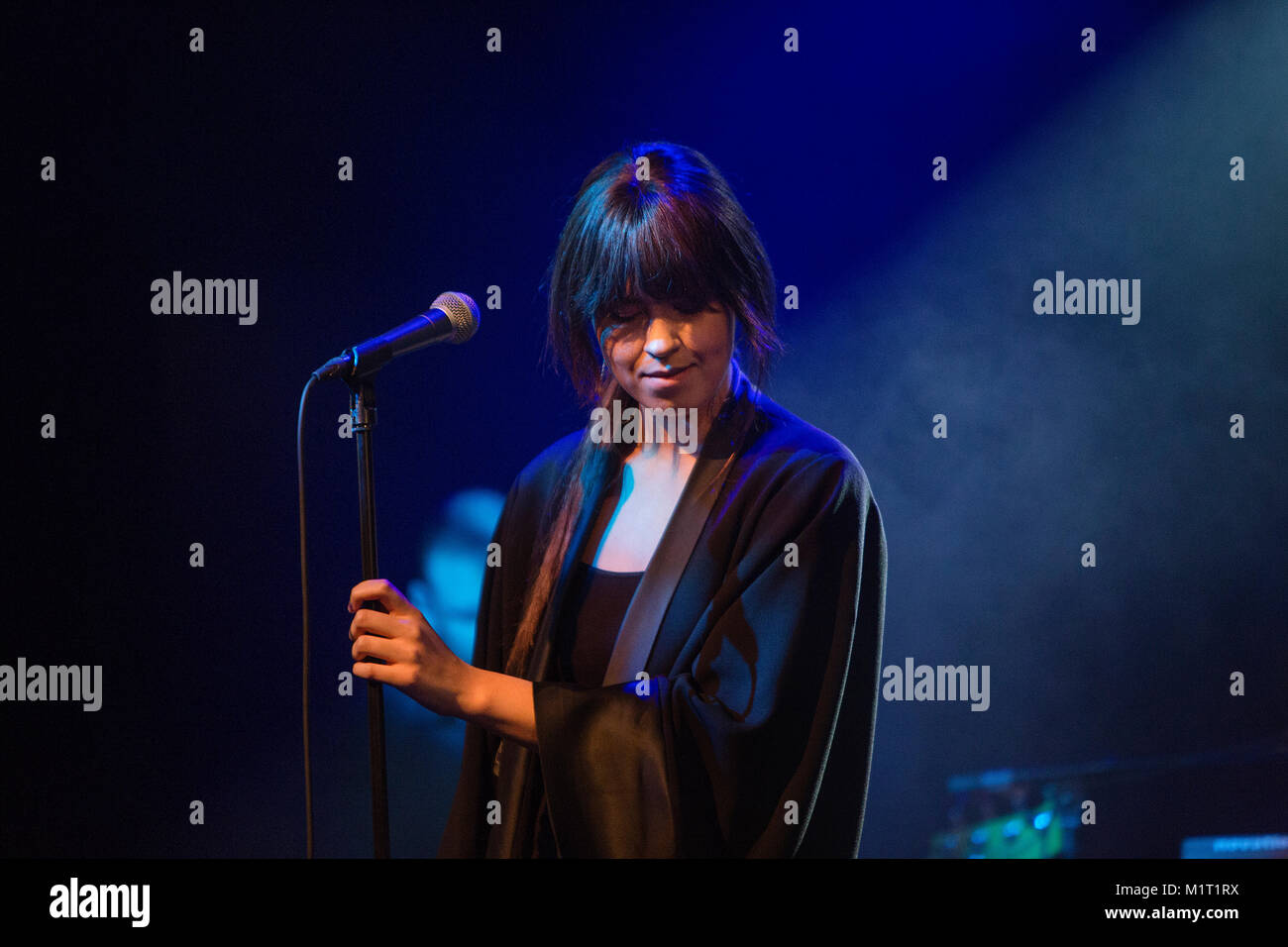 The Norwegian singer, songwriter and musician Maria Mena performs a ...