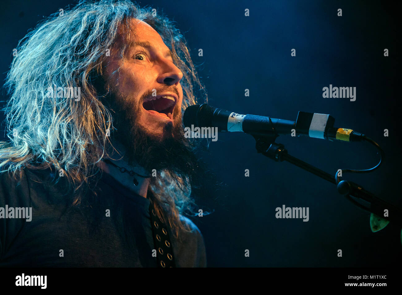 Mastodon, the American metal band, performs a live concert at ...