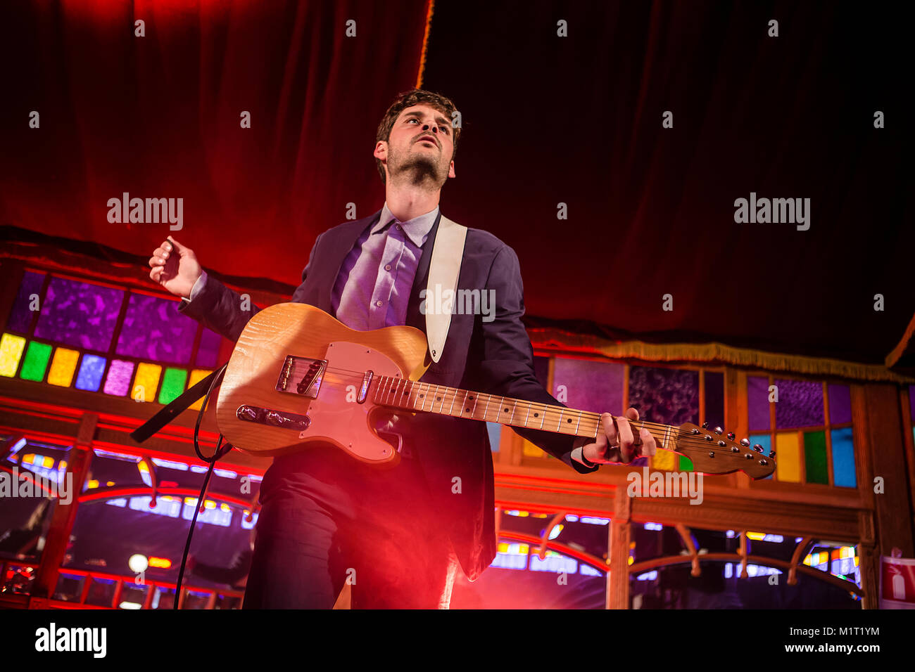 The American singer, songwriter and musician Matthew E. White performs ...
