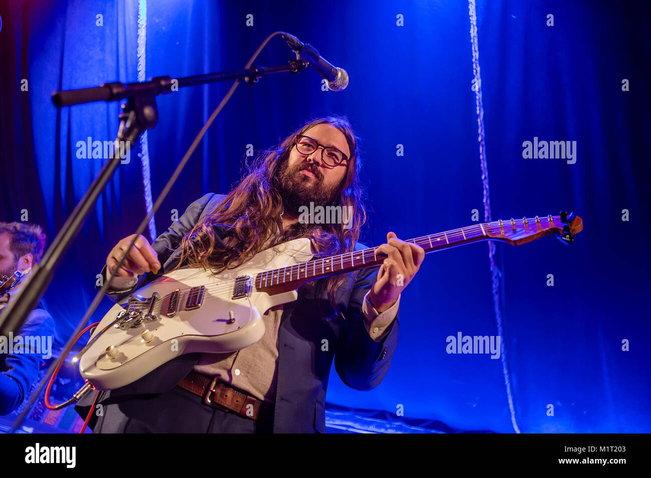 The American singer, songwriter and musician Matthew E. White performs ...