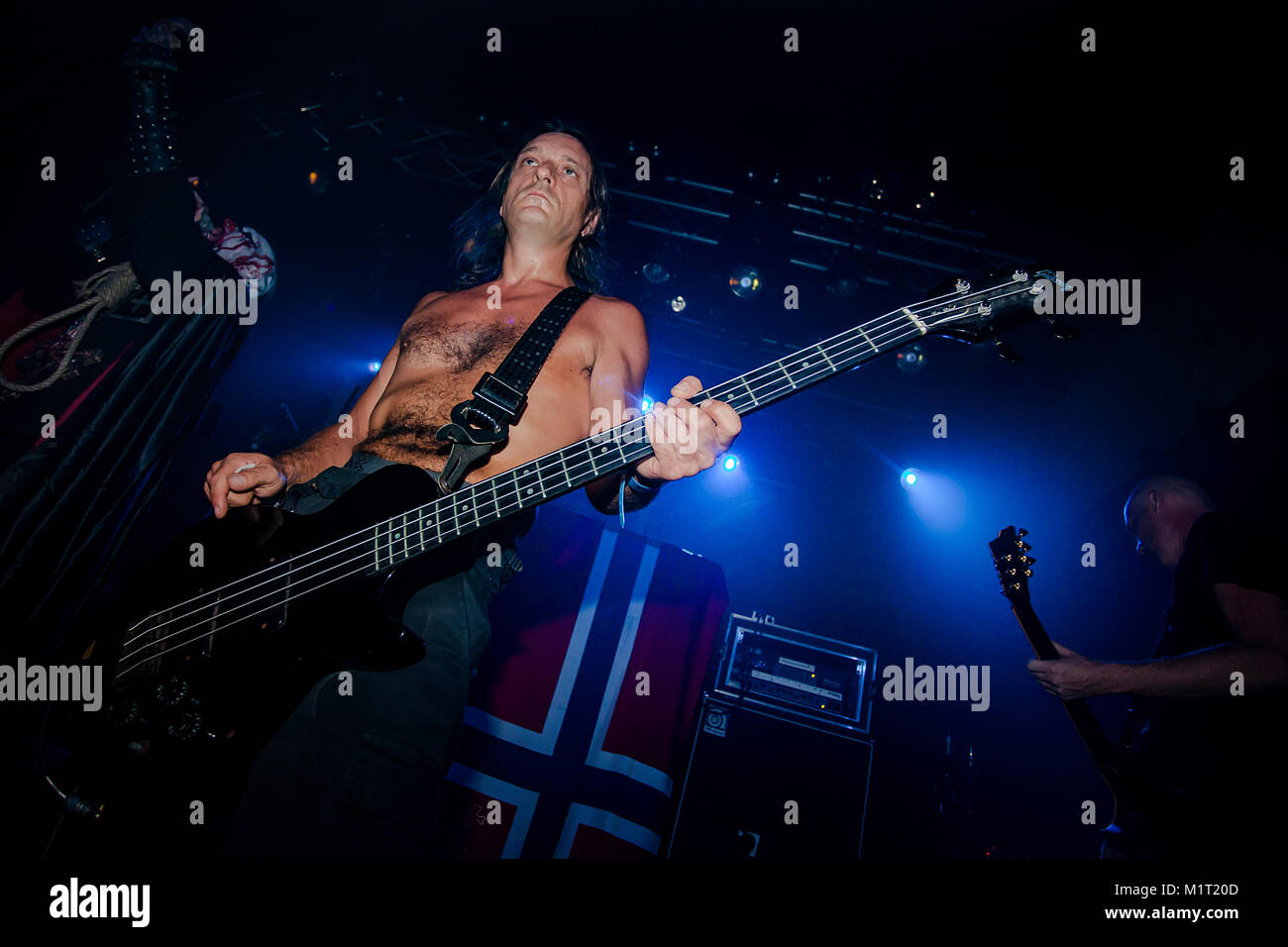 The Norwegian black metal band Mayhem performs a live concert at the ...