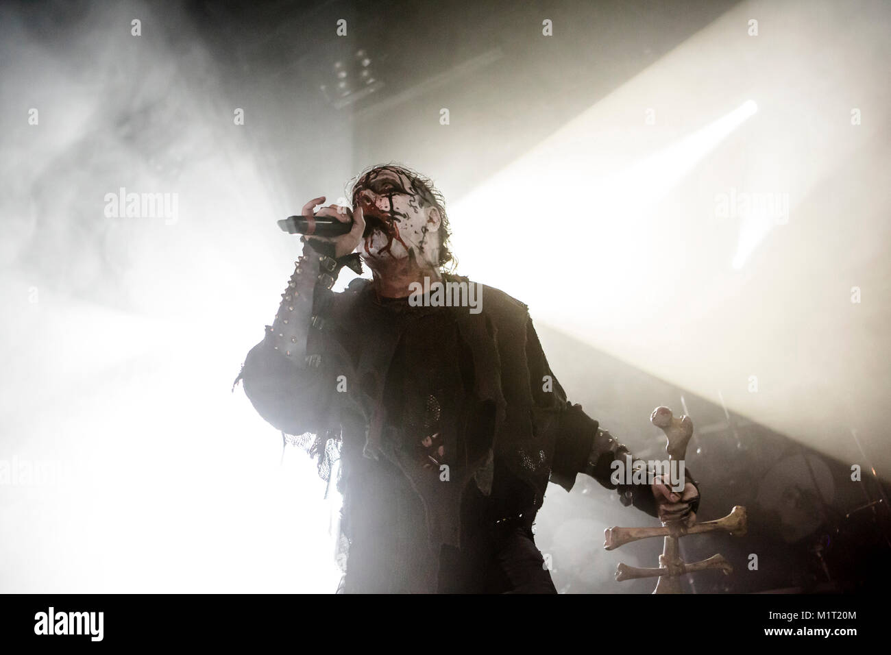The Norwegian black metal band Mayhem performs a live concert at USF ...
