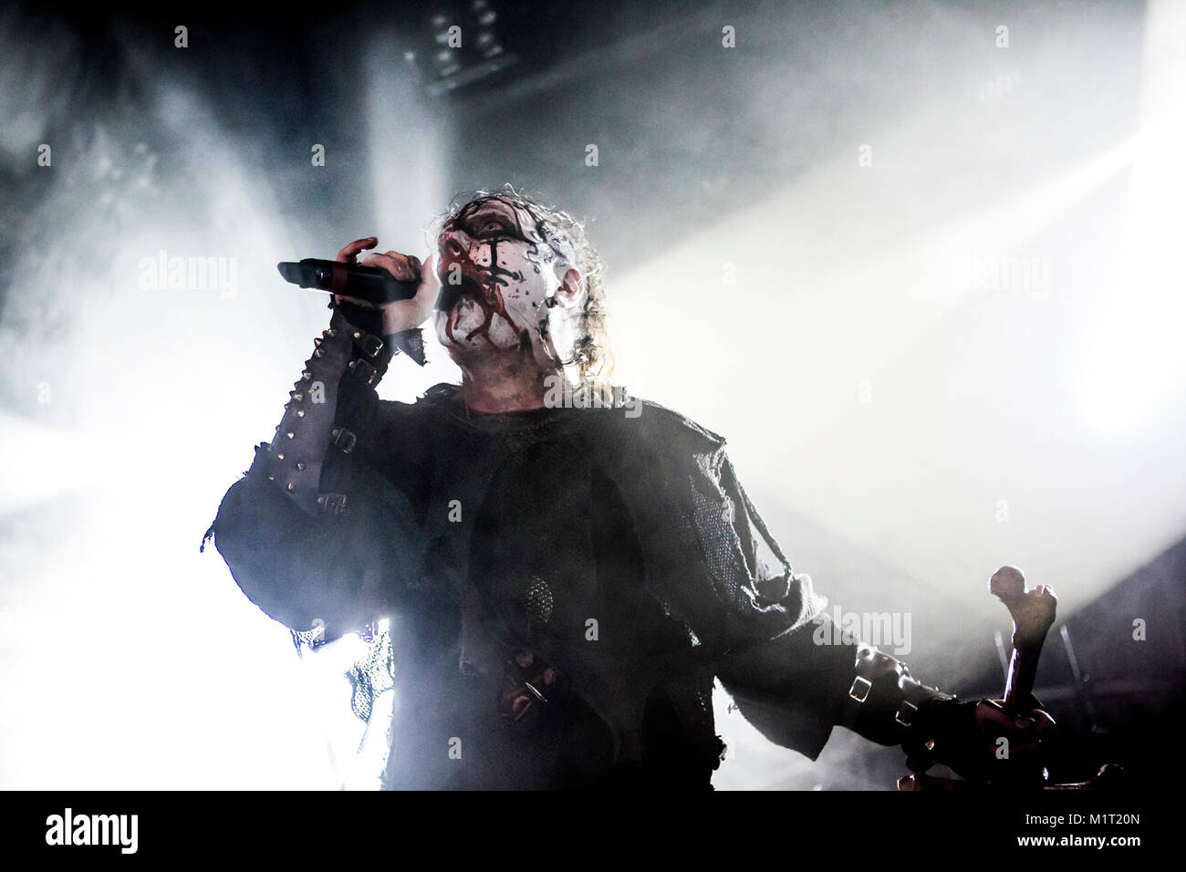 The Norwegian black metal band Mayhem performs a live concert at USF ...