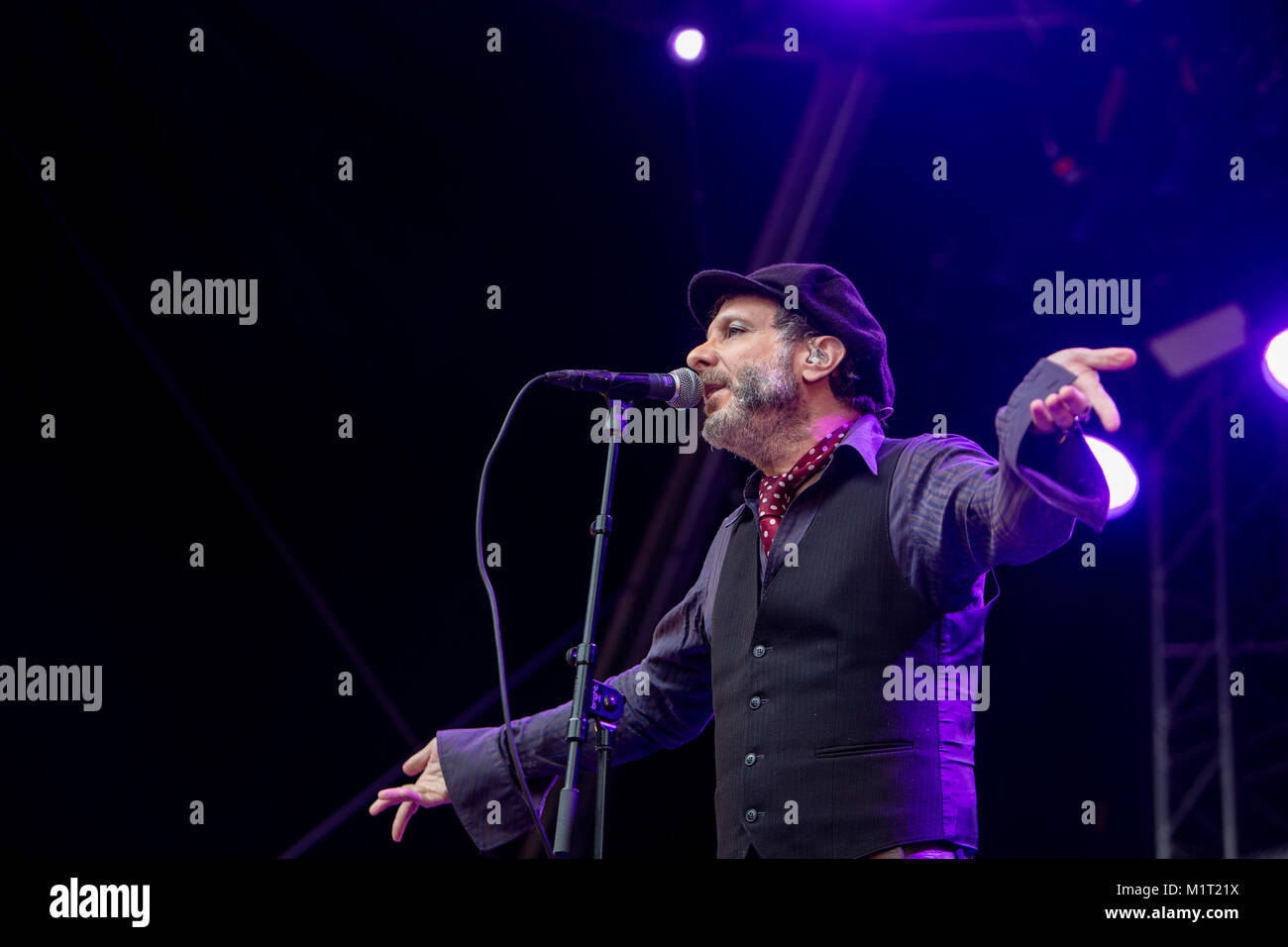 The American alternative rock band Mercury Rev performs a live concert ...