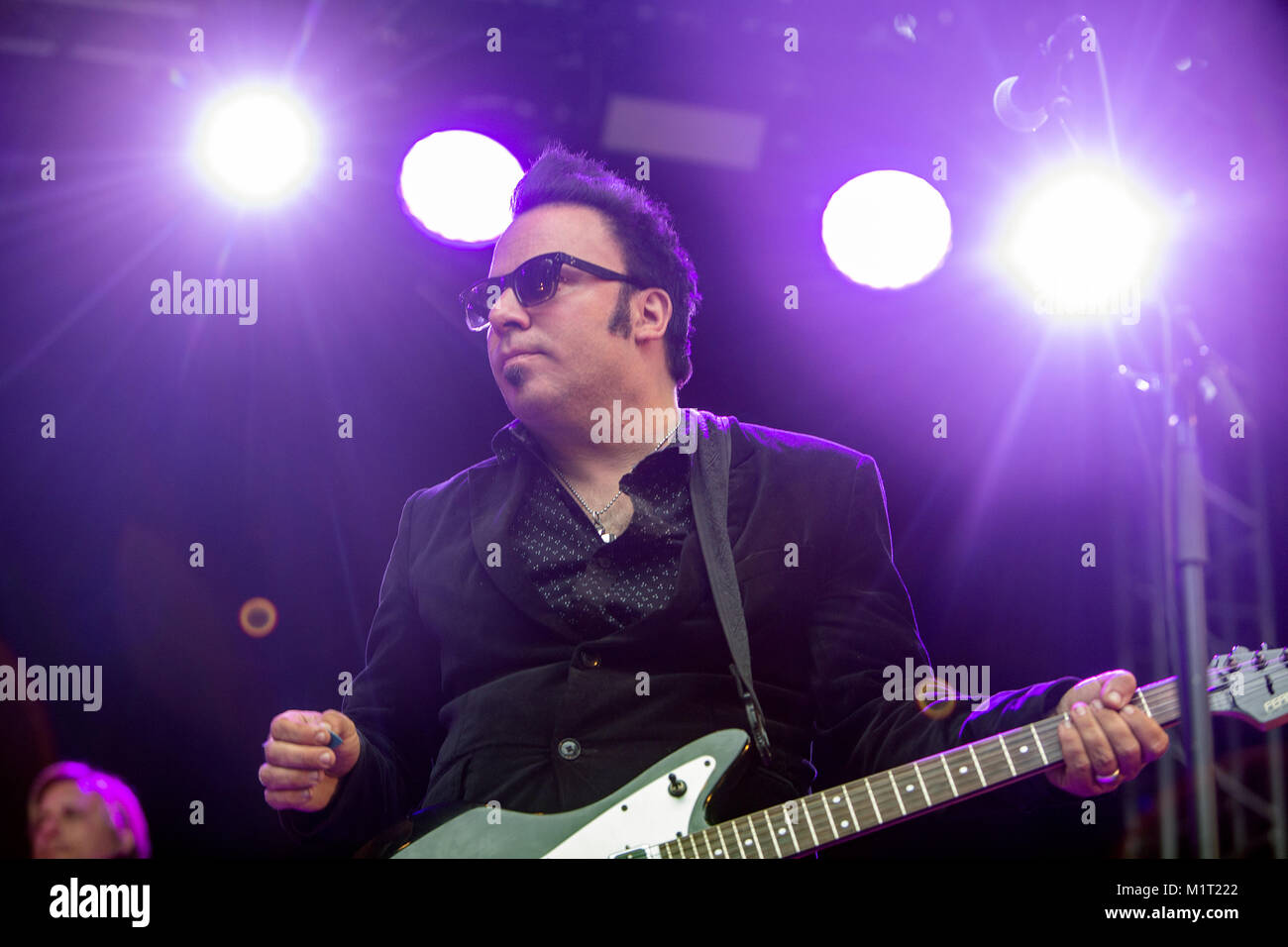 The American alternative rock band Mercury Rev performs a live concert ...