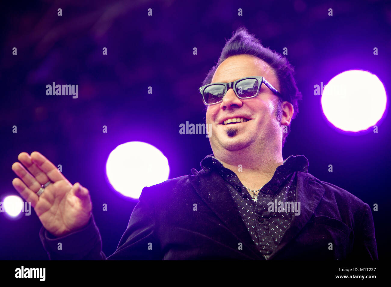 The American alternative rock band Mercury Rev performs a live concert ...
