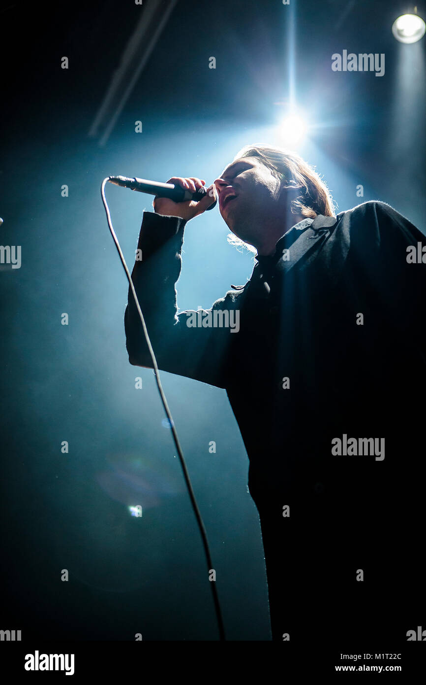The Danish rock band Mew performs a live concert at Ole Bull Scene in ...