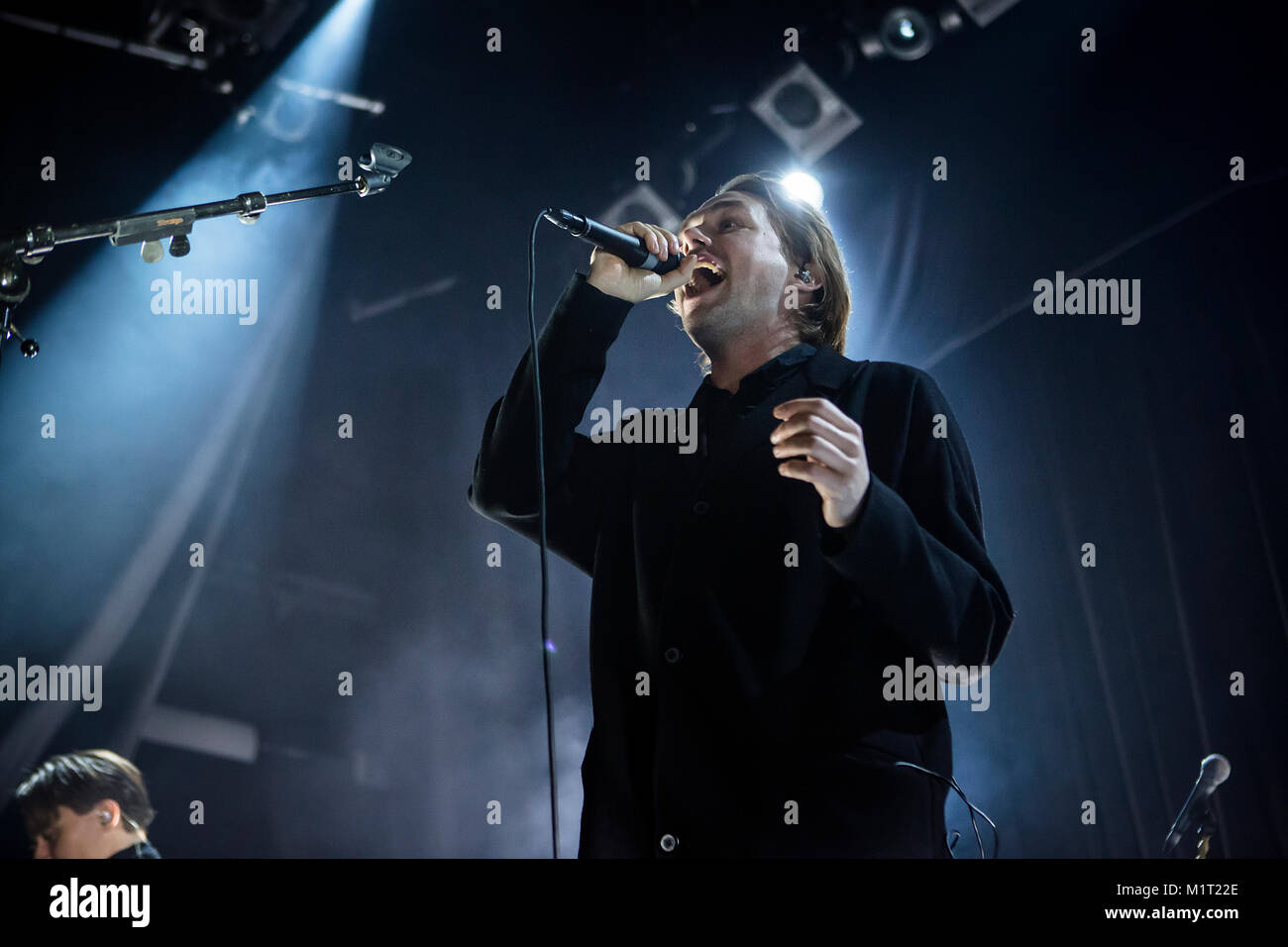 The Danish rock band Mew performs a live concert at Ole Bull Scene in ...