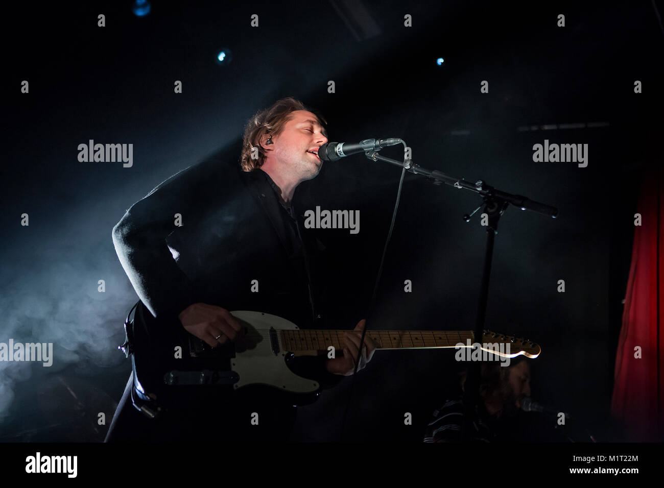 The Danish rock band Mew performs a live concert at Ole Bull Scene in ...