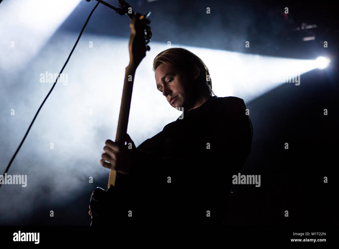 The Danish rock band Mew performs a live concert at Ole Bull Scene in ...