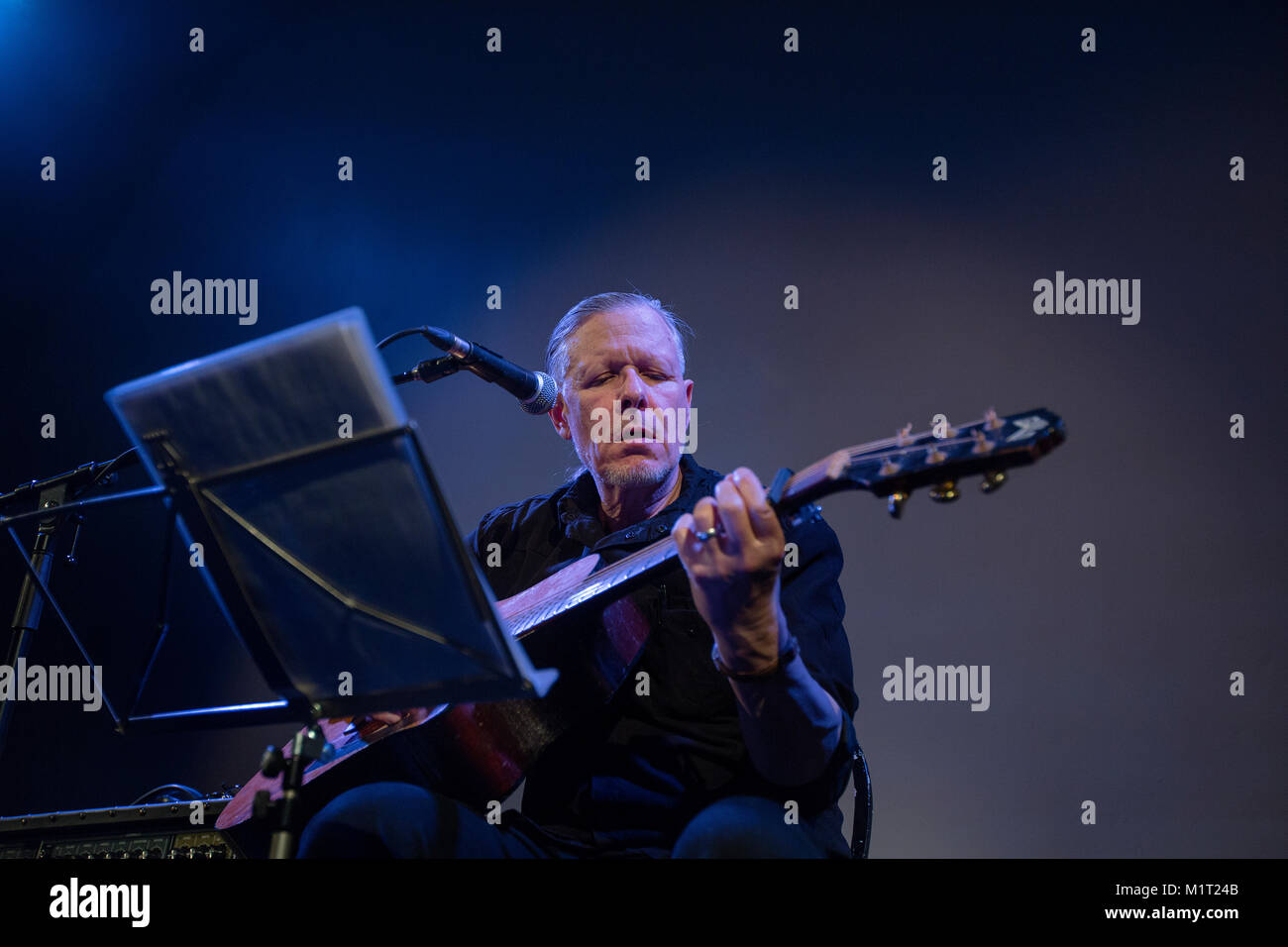 The American singer, songwriter and musician Michael Gira performs a ...