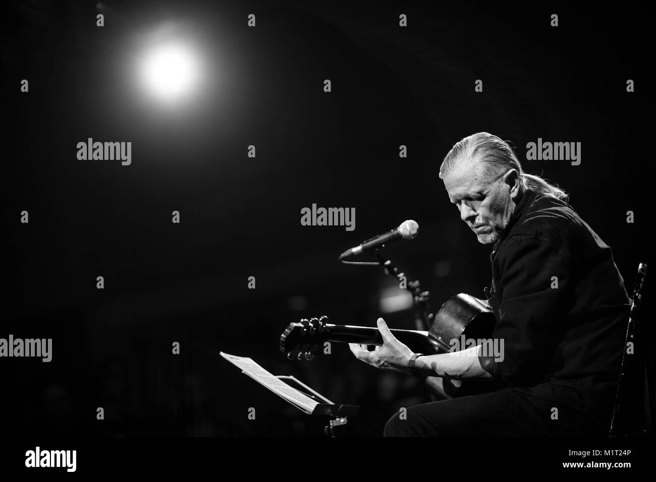 The American singer, songwriter and musician Michael Gira performs a ...