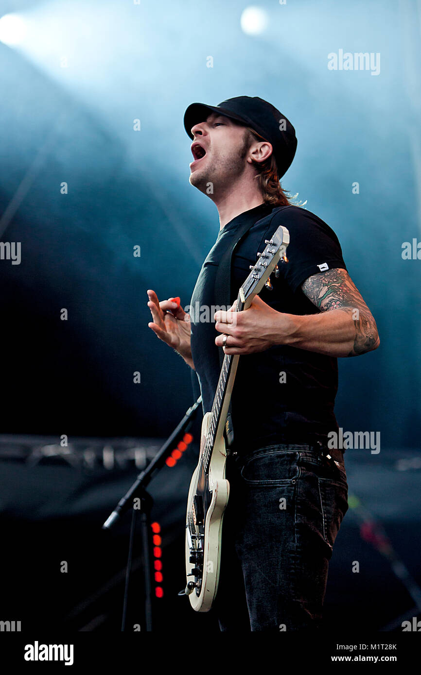 The Swedish punk rock band Millencolin performs a live concert at ...