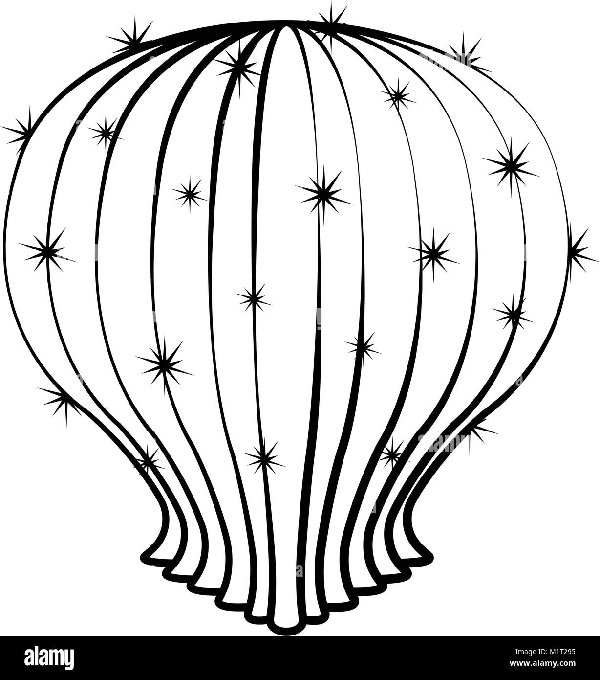 Sketch of a cactus Stock Vector Image & Art - Alamy