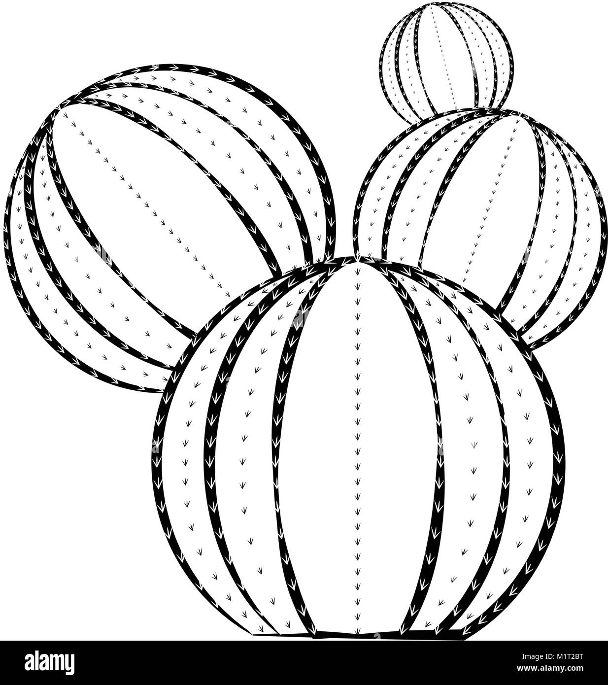 Sketch of a cactus Stock Vector Image & Art - Alamy