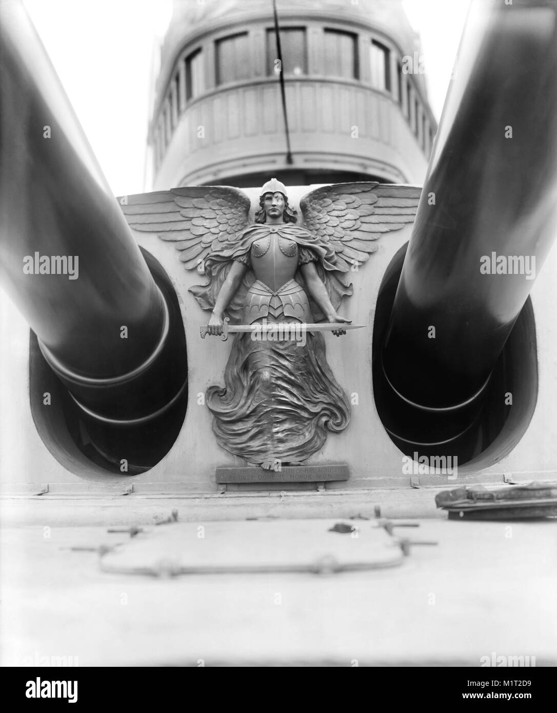 Figure of Victory, U.S.S. Massachusetts, Detroit Publishing Company ...