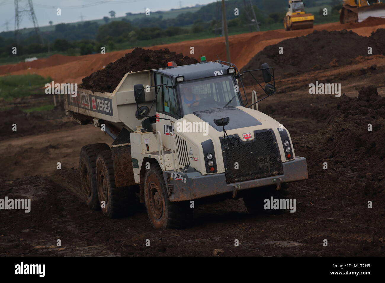 Rear Tipping Dump Truck Stock Photo - Alamy