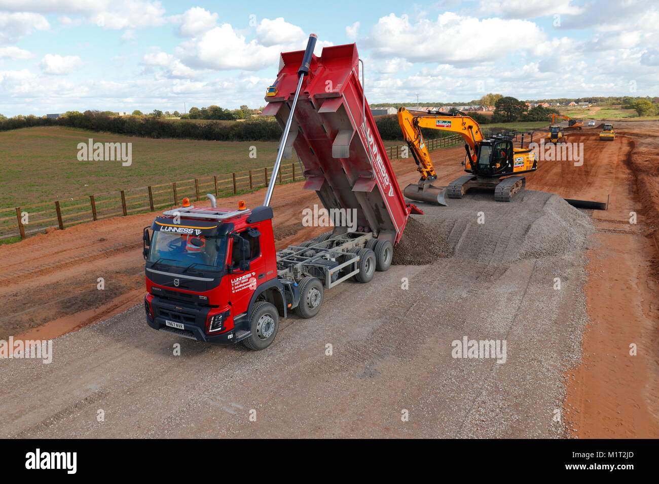Tipper construction truck moving equipment hi-res stock photography and ...