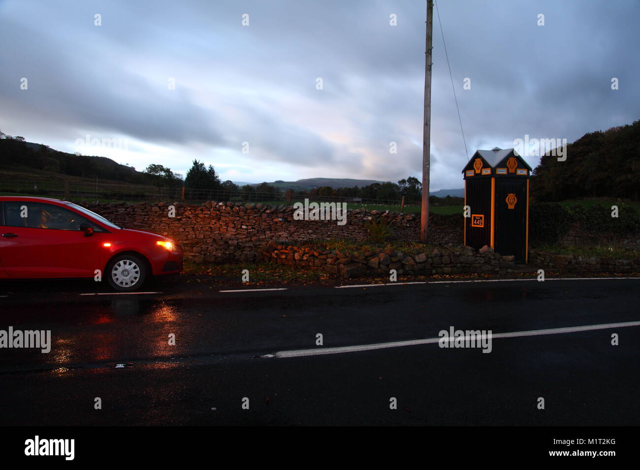 AA Sentry Box Stock Photo - Alamy