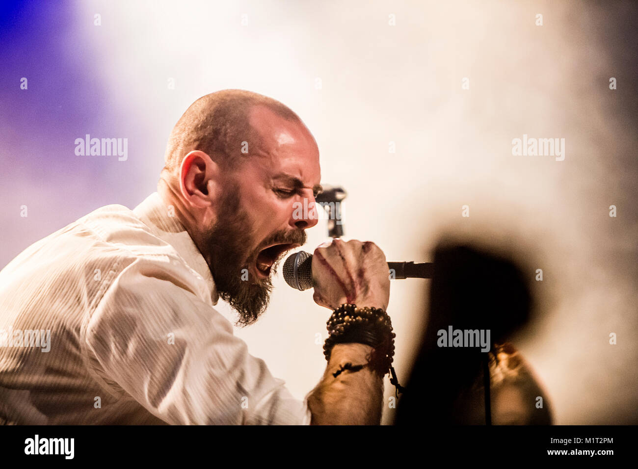The English doom metal band My Dying Bride performs a live concert at ...