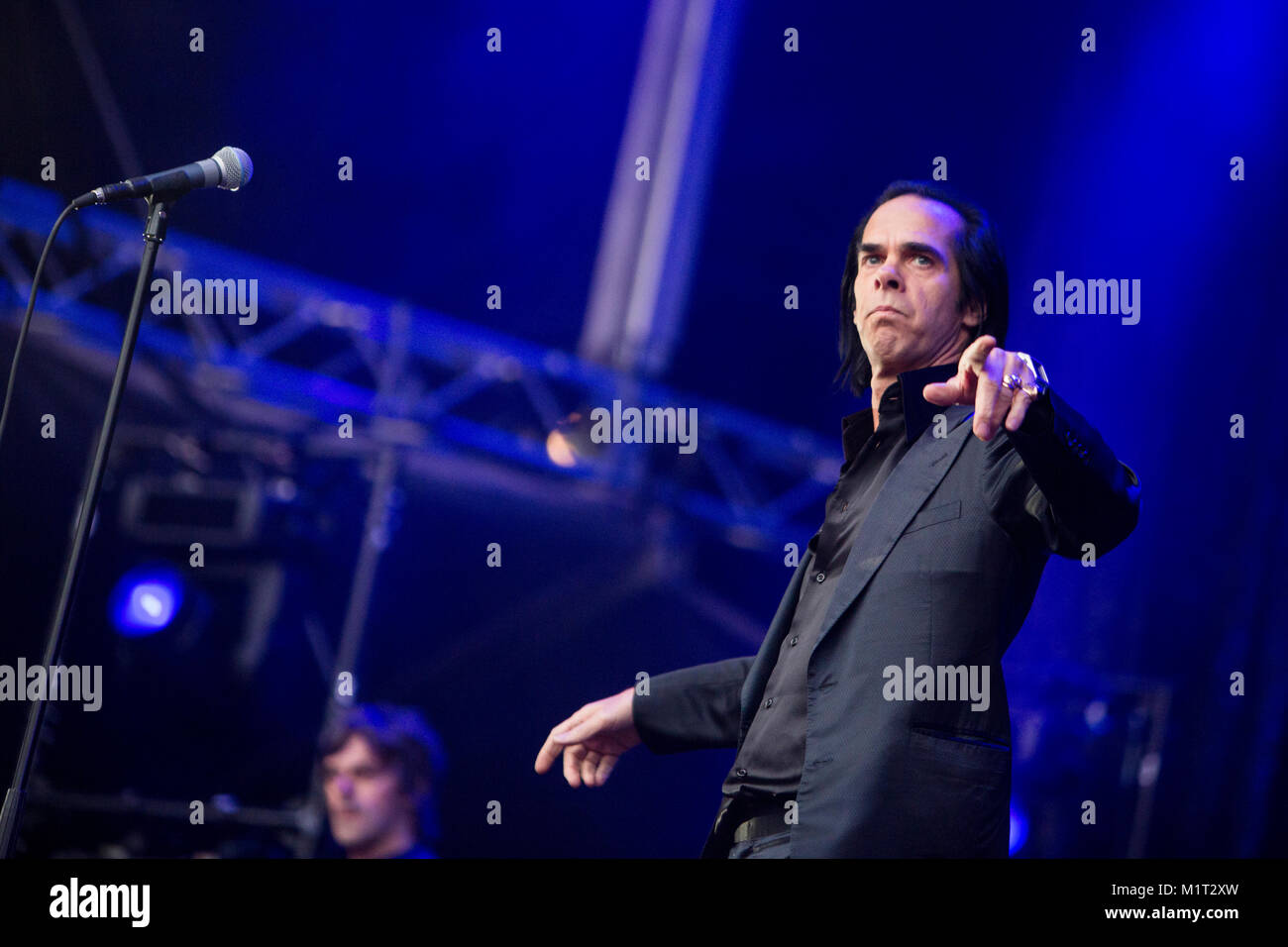 The Australian musician, composer, author and singer Nick Cave is here ...