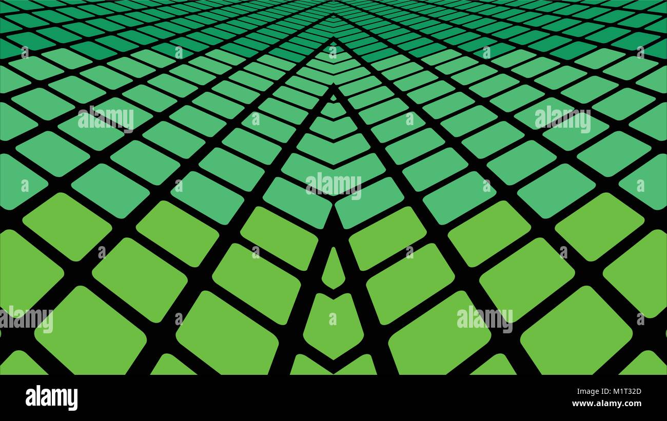 Infinite green tiles background - Illustration, Green geometric ...