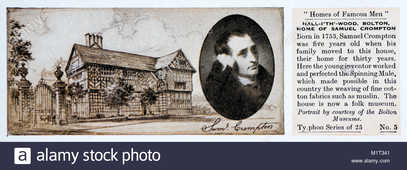 Spinning mule samuel crompton hi-res stock photography and images - Alamy