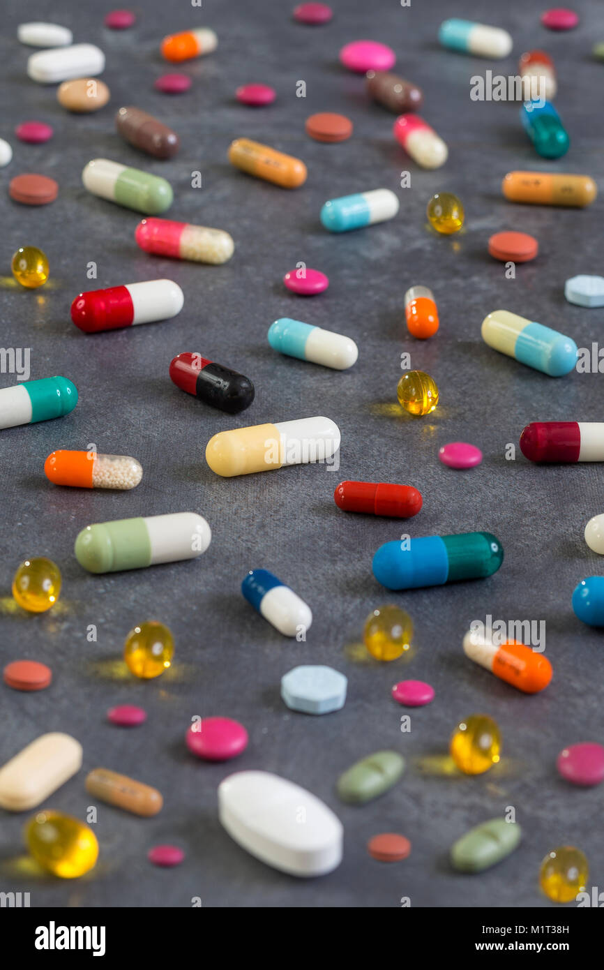 Pharmacy theme multicolored isolated hi-res stock photography and ...