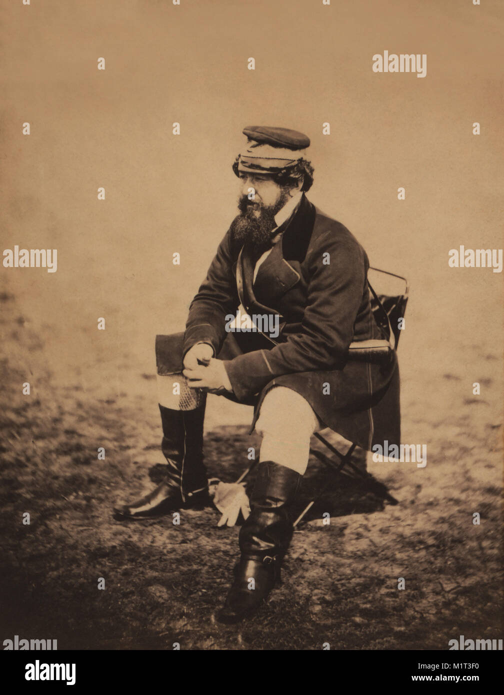 Sir William Howard Russell, British War Correspondent, Seated Portrait ...