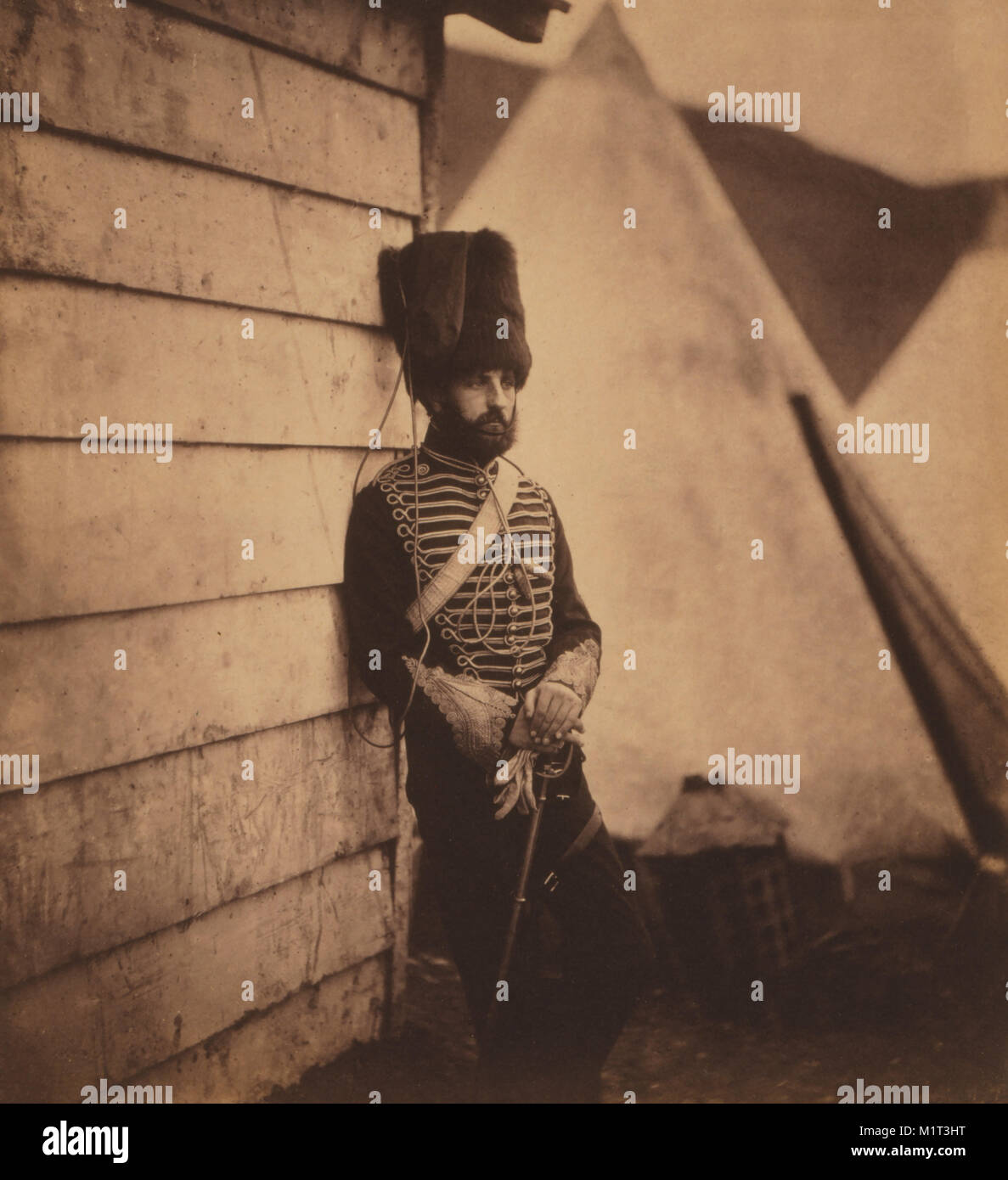 British Captain Thomas Longworth Dames, Three-Quarter Length Portrait ...