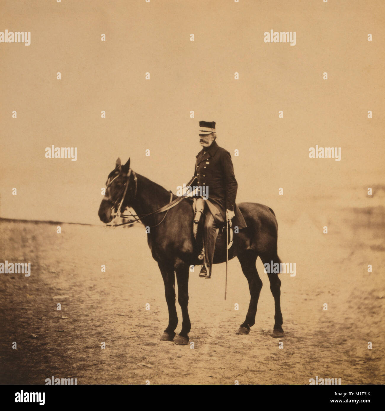 British Brigadier Sir Robert Garrett, Full-Length Portrait Wearing ...