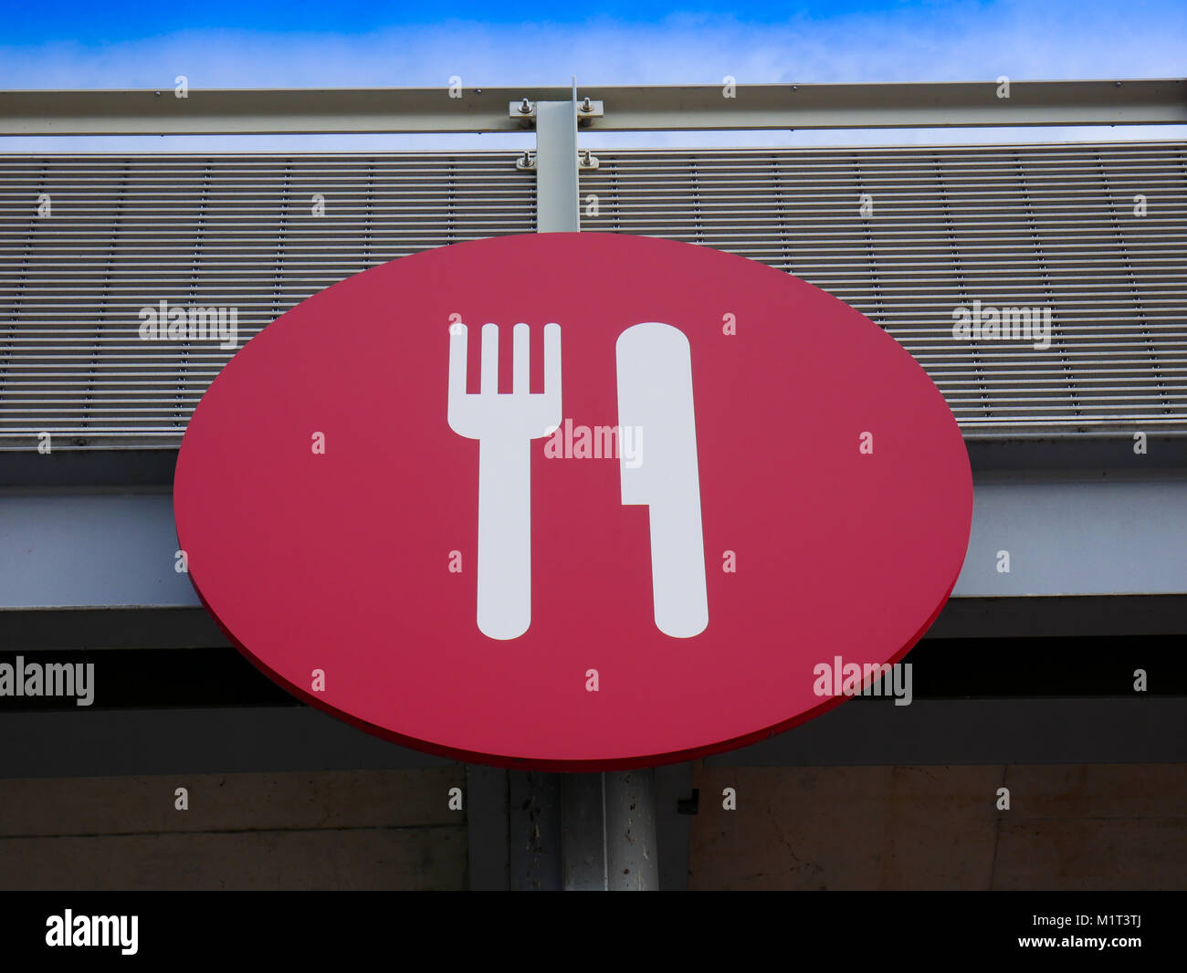 Eating sign, Montreal, Canada Stock Photo - Alamy