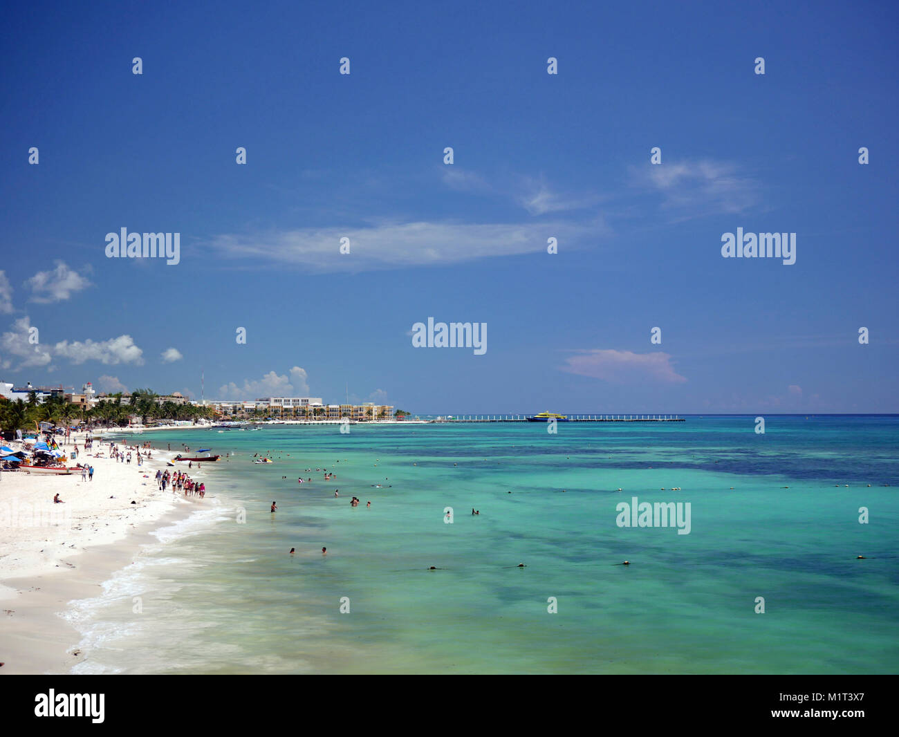 Playa del Carmen, Riviera Mara, Mexico Stock Photo - Alamy