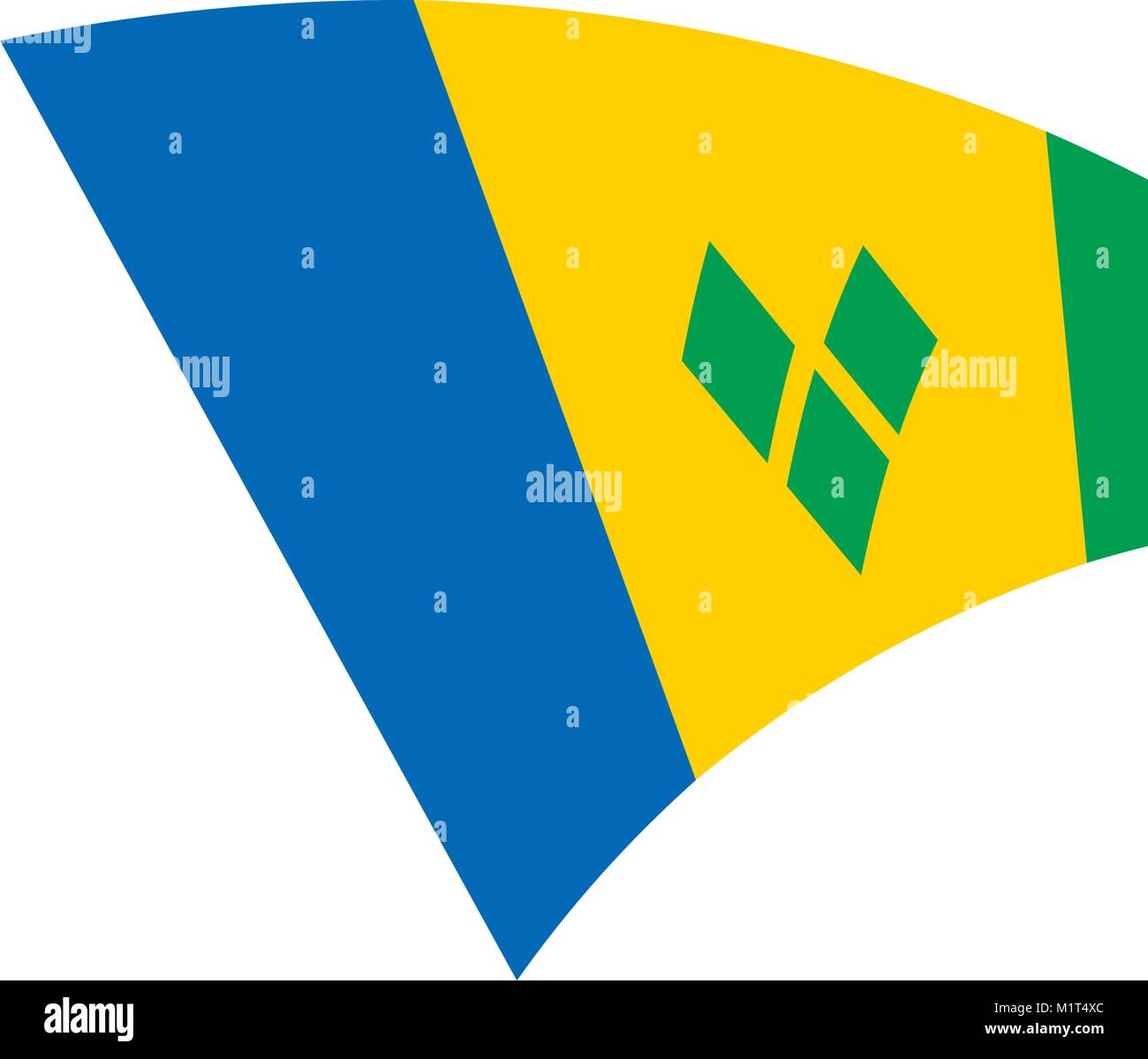 Saint Vincent and the Grenadines flag Stock Vector Image & Art - Alamy