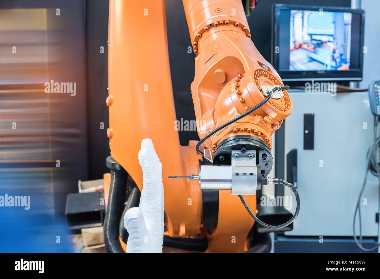 Controler of robotic hand Stock Photo - Alamy