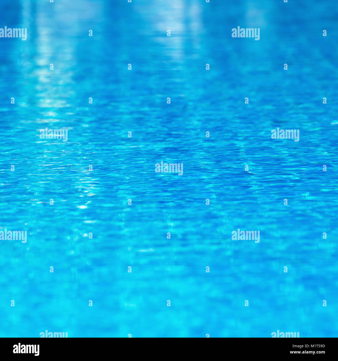 Clear transparent pool water Blur background. Square shot Stock Photo ...