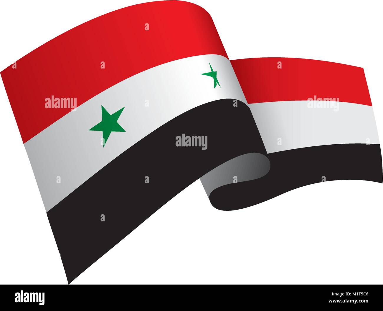 Syria flag, vector illustration Stock Vector Image & Art - Alamy
