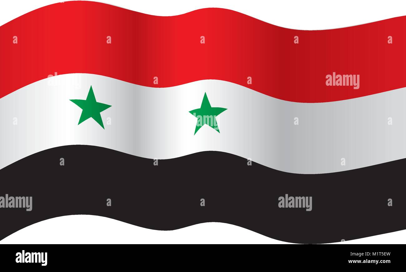 Syria flag, vector illustration Stock Vector Image & Art - Alamy