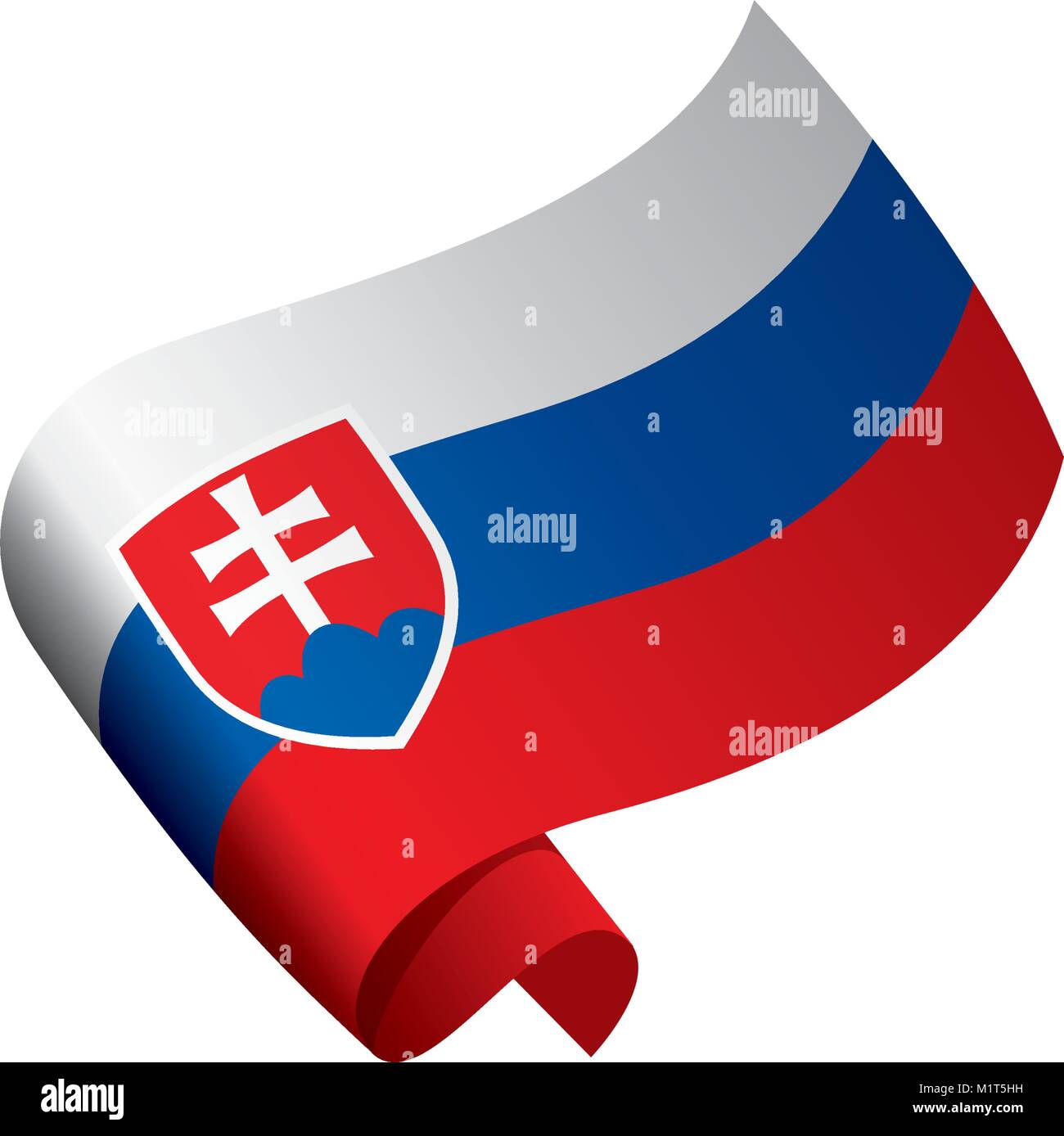 Slovakia flag, vector illustration Stock Vector Image & Art - Alamy