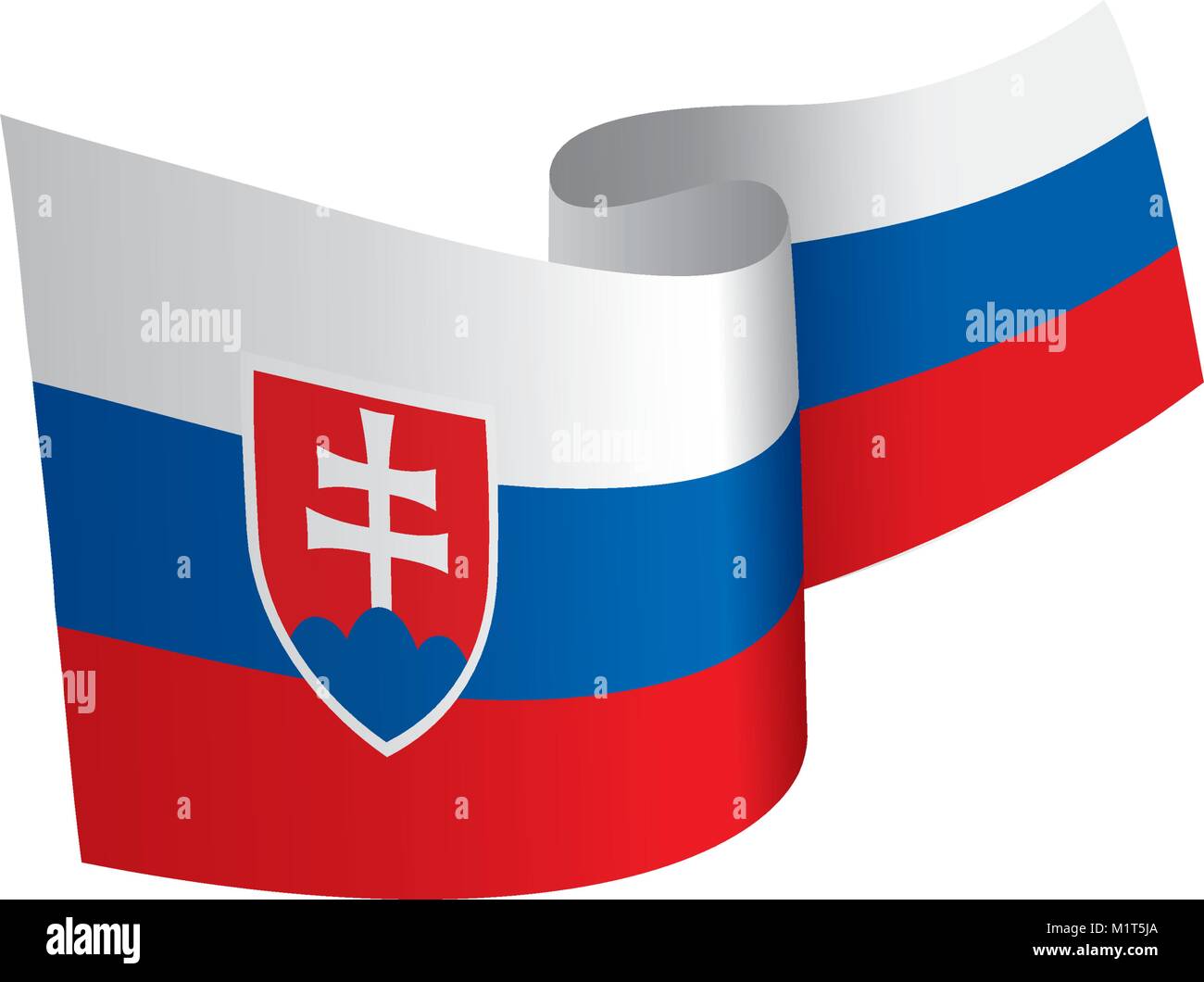 Slovakia flag, vector illustration Stock Vector Image & Art - Alamy