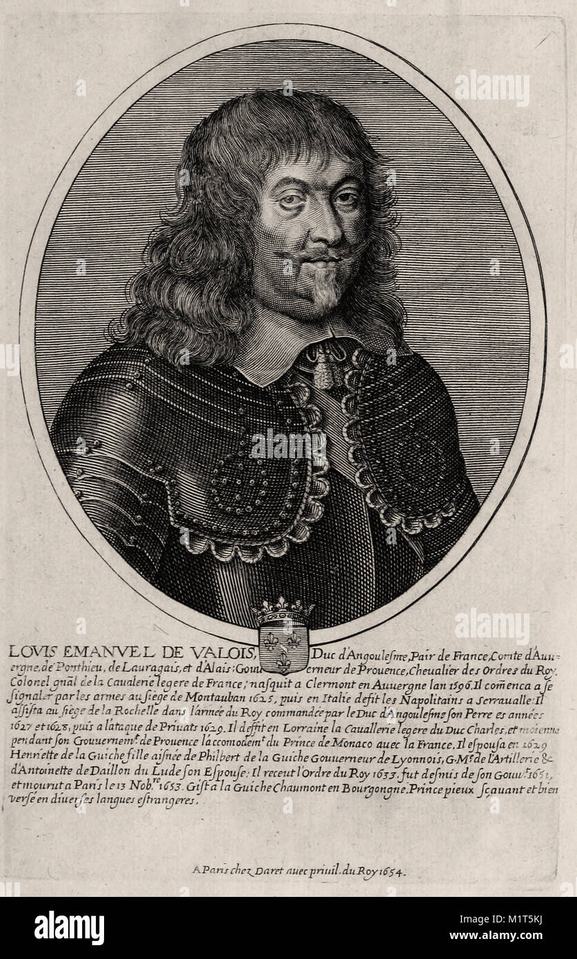 Louis emmanuel de valois hi-res stock photography and images - Alamy