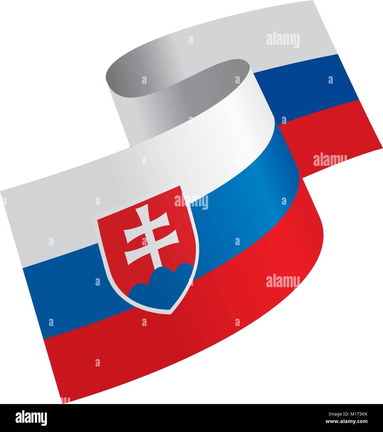 Slovakia flag, vector illustration Stock Vector Image & Art - Alamy