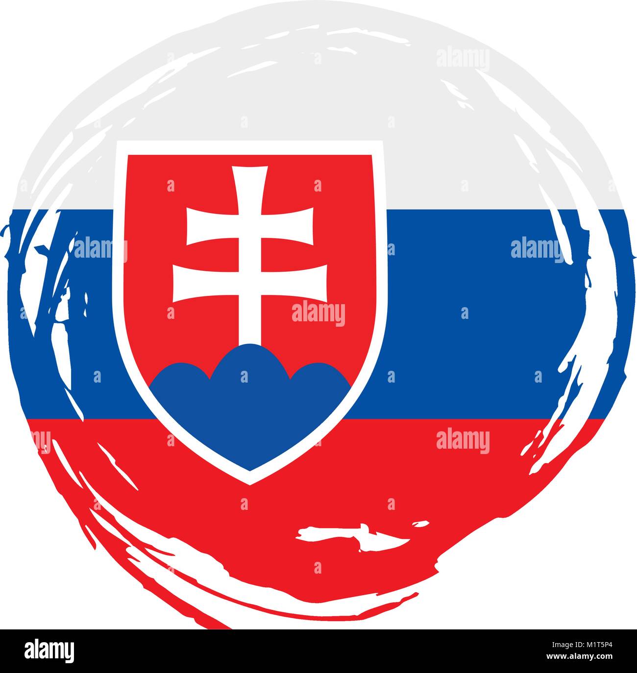 Slovakia flag, vector illustration Stock Vector Image & Art - Alamy